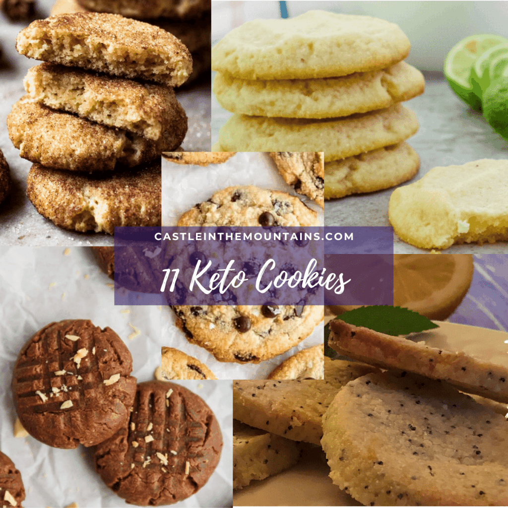 Keto Lemon Poppy Seed Shortbread Cookies - Castle in the Mountains