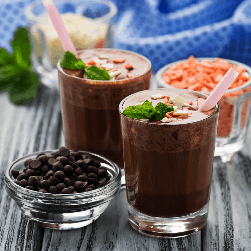 Keto Chocolate Mint Shake Recipe - Castle in the Mountains