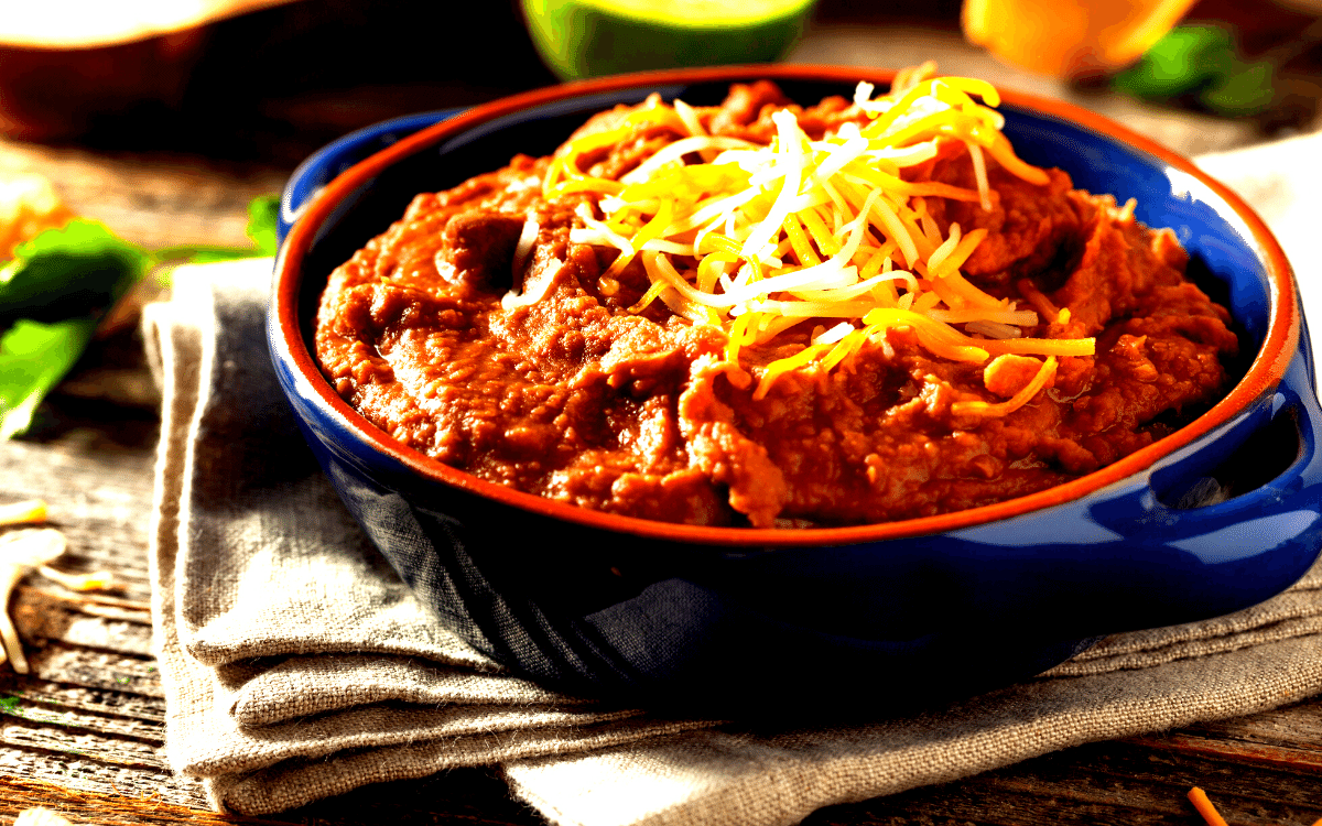 Keto Refried Beans - Castle in the Mountains