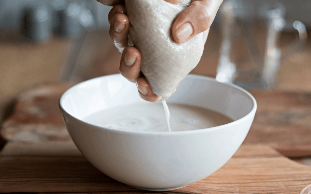 Flax Milk - How to make homemade flax milk. - Castle in the Mountains