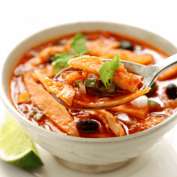 Tortilla Soup - How to make Sopa Azteca - Castle in the Mountains