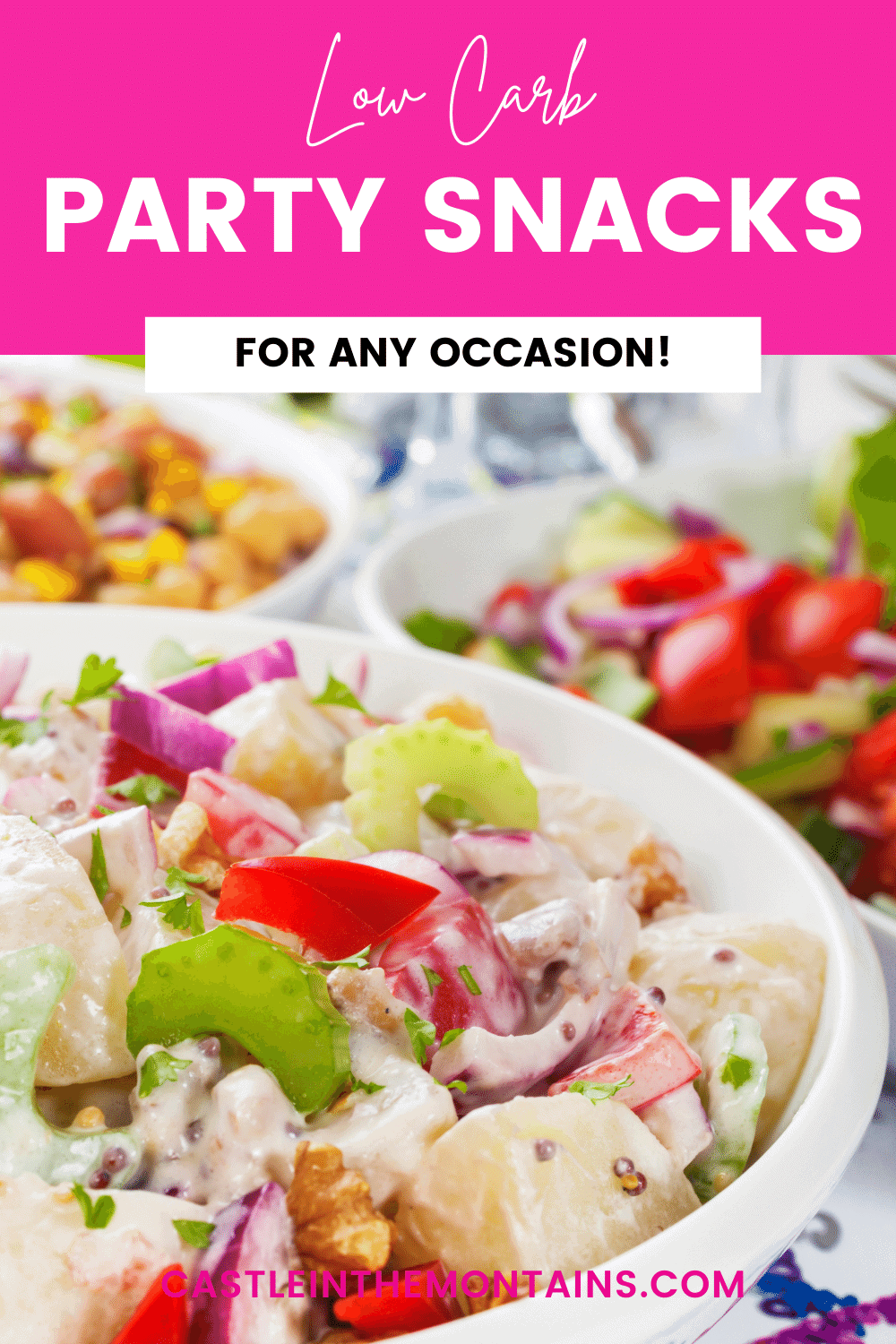 Keto Party Snack Recipes - Castle in the Mountains