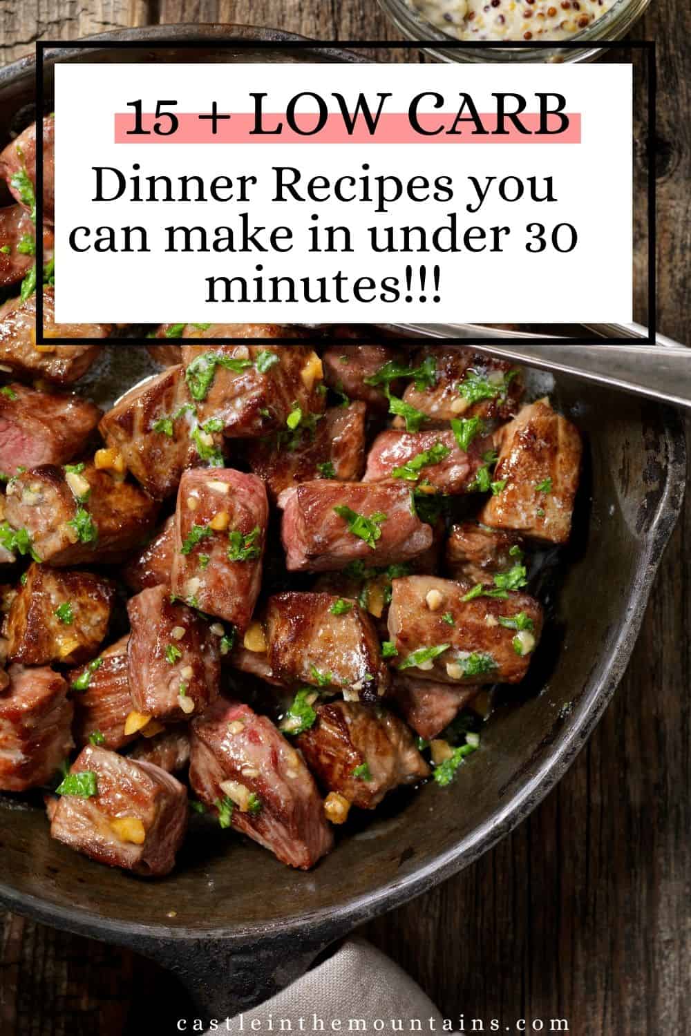 Low Carb Dinners in 30 Minutes or Less - Castle in the Mountains